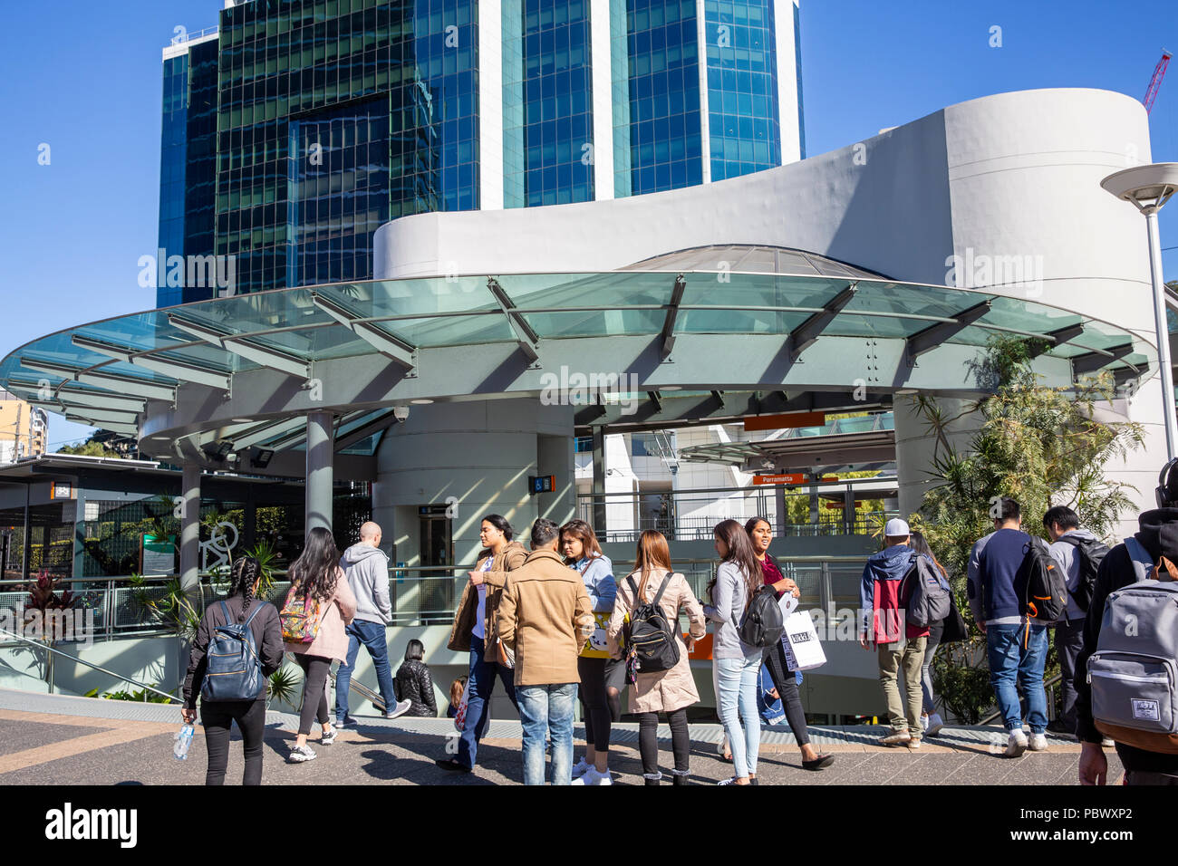 Parramatta railway station hi-res stock photography and images - Alamy