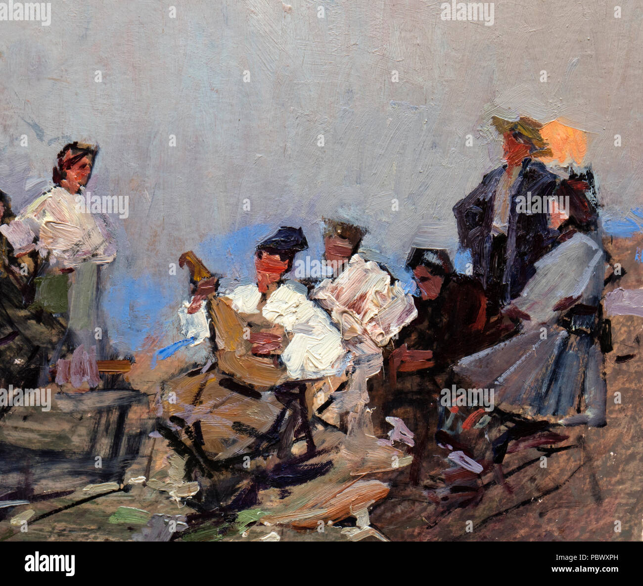 oil painting, portrait, handmade Stock Photo - Alamy