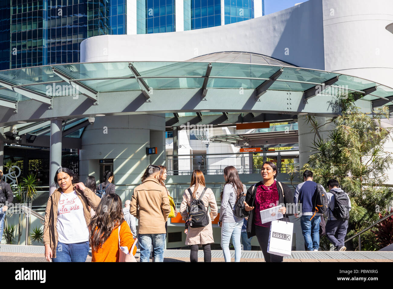 Parramatta train station in western hi-res stock photography and images ...