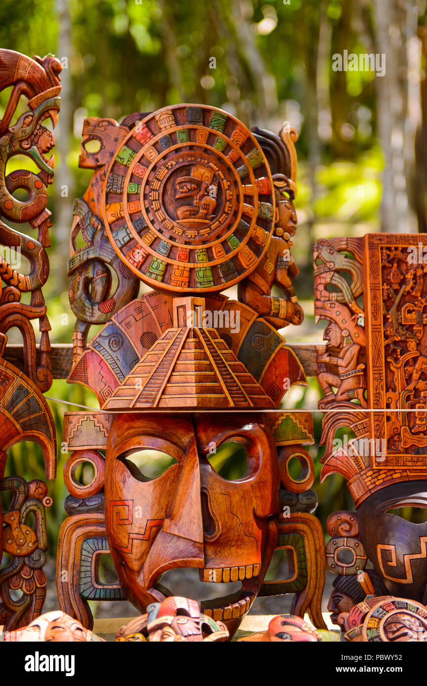 Traditional indigenous masks antigua hi-res stock photography and ...