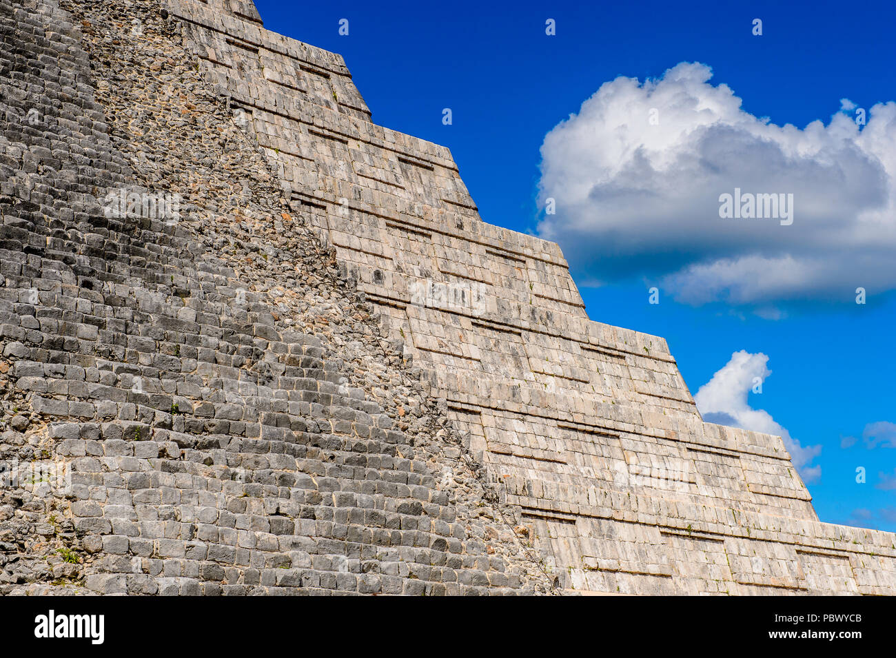 El Castillo (Temple of Kukulcan), a Mesoamerican step-pyramid, Chichen ...