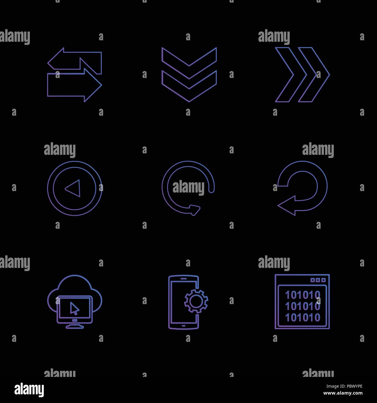 cloud , setting , windows ,arrows , directions , left , right , pointer ...