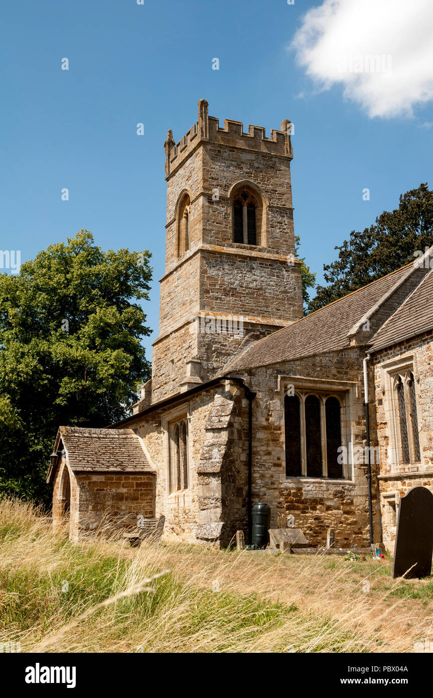 St. Helen`s Church, Great Oxendon, Northamptonshire, England, UK Stock ...