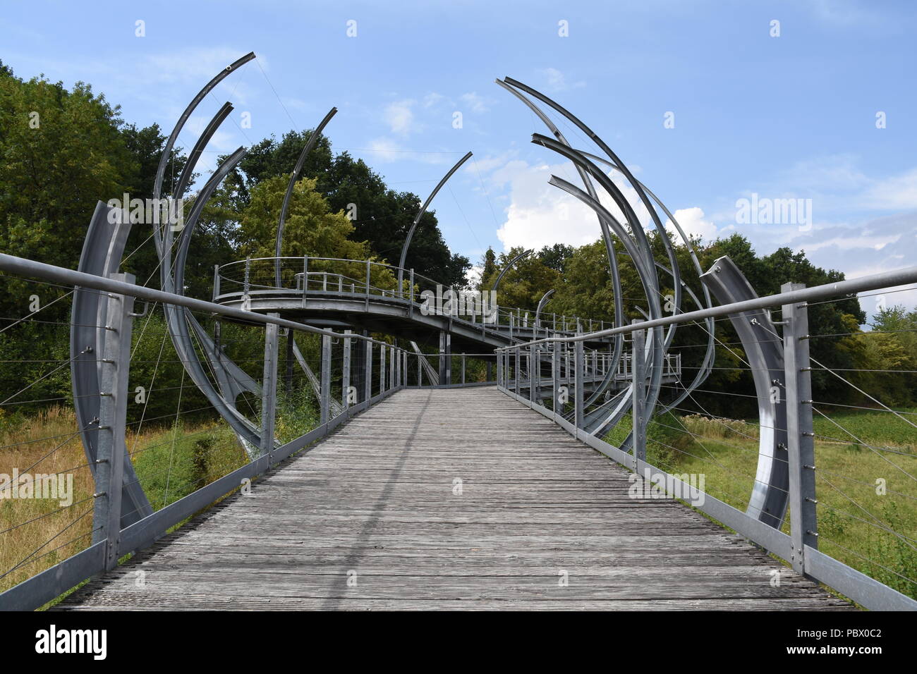 Klangbrücke at Willy-Dohmen-Park close to Geilenkirchen, Germany Stock ...