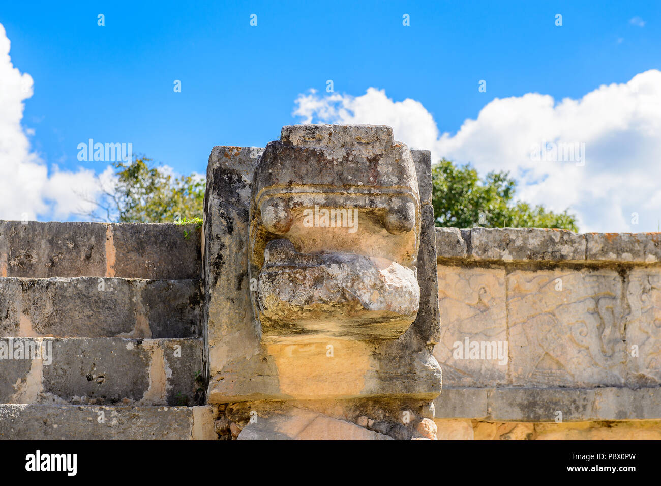 Venus Platform, Chichen Itza, Tinum Municipality, Yucatan State. It was ...