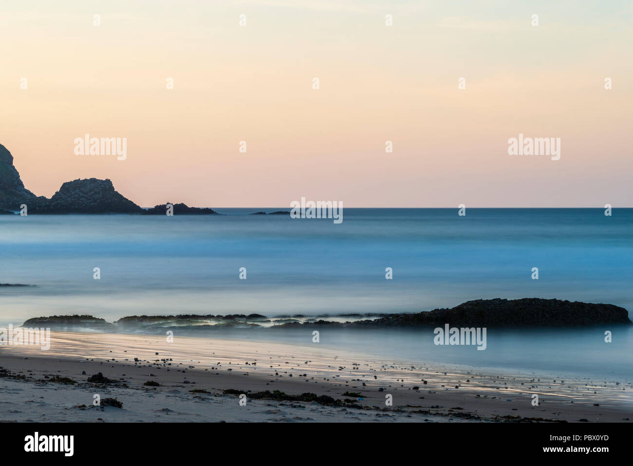 twilight over Cullen each in a sunny evening and morning Stock Photo ...