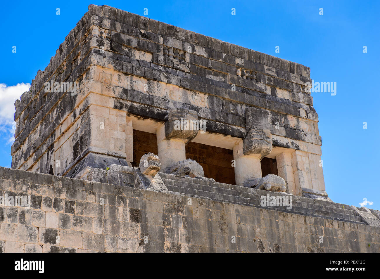 Chichen Itza, Tinum Municipality, Yucatan State. It was a large pre ...
