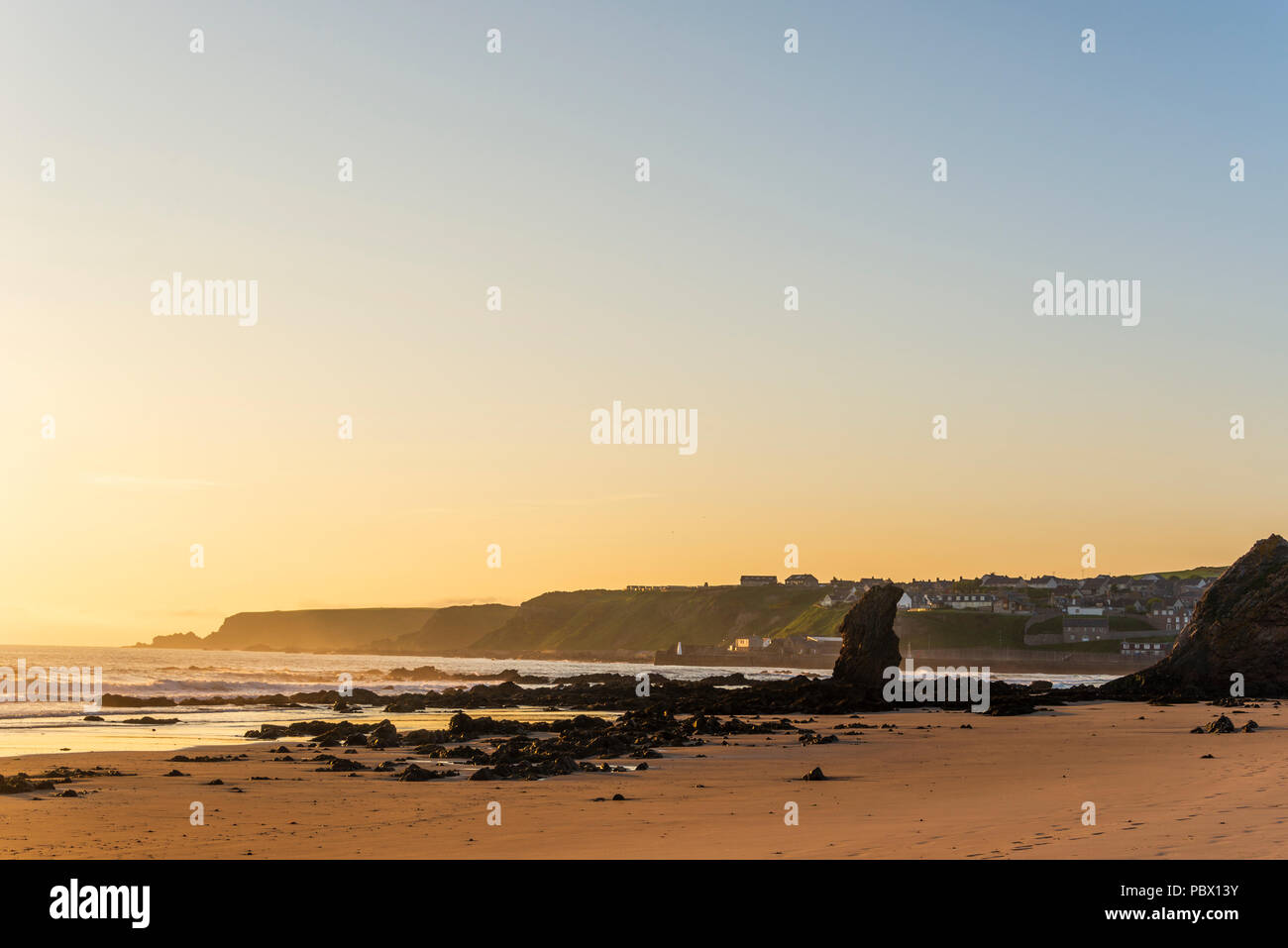 twilight over the Cullen Bay Stock Photo - Alamy