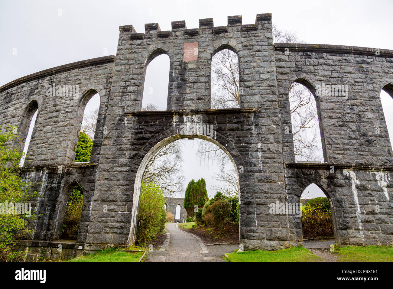 Mccaig tower oban hi-res stock photography and images - Alamy