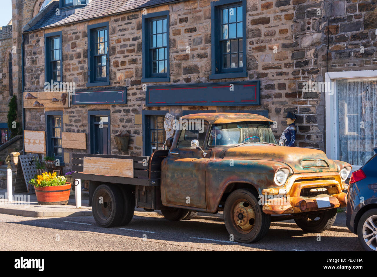 views of Cullen village in a sunny day Stock Photo - Alamy