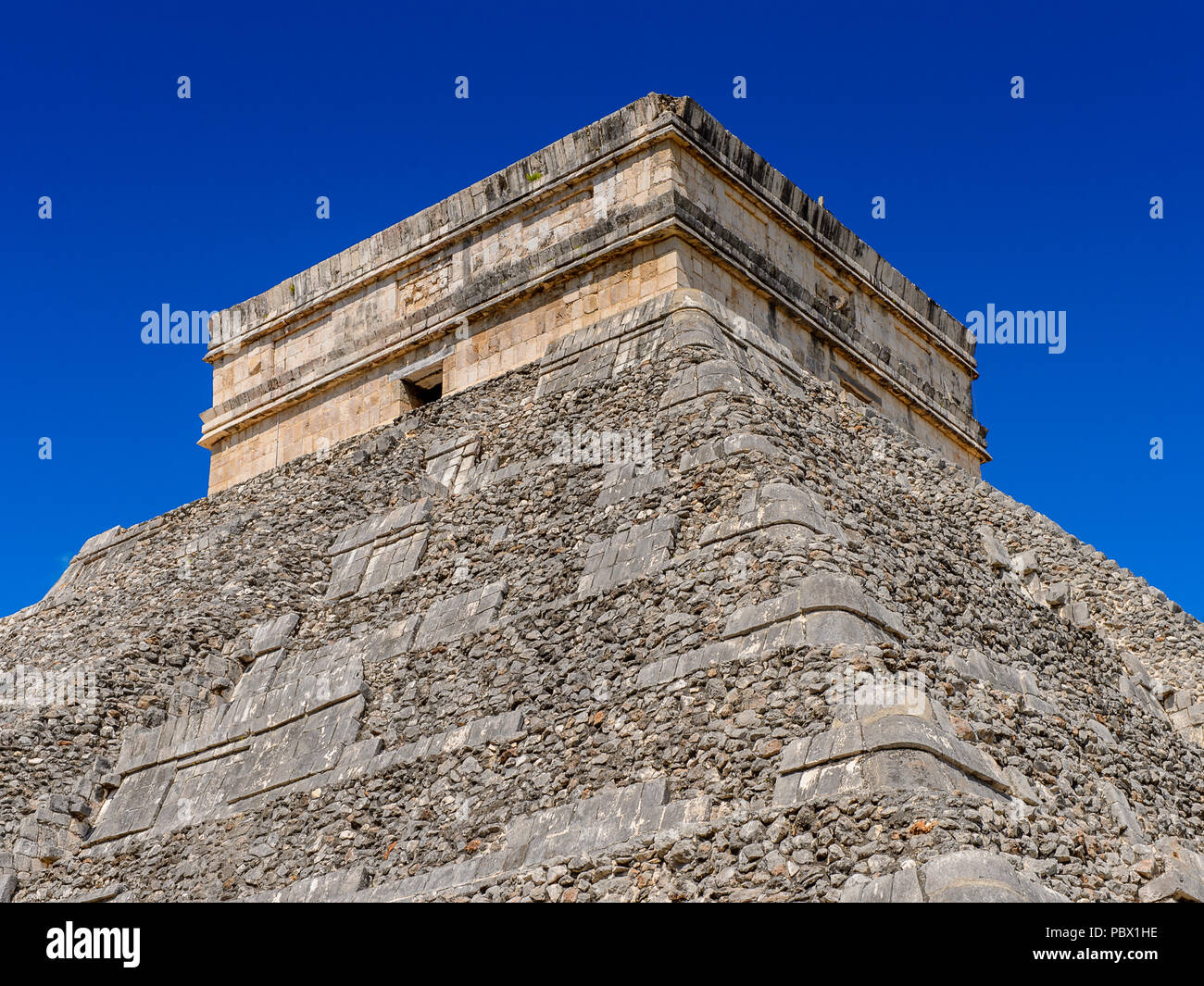 El Castillo (Temple of Kukulcan), a Mesoamerican step-pyramid, Chichen ...