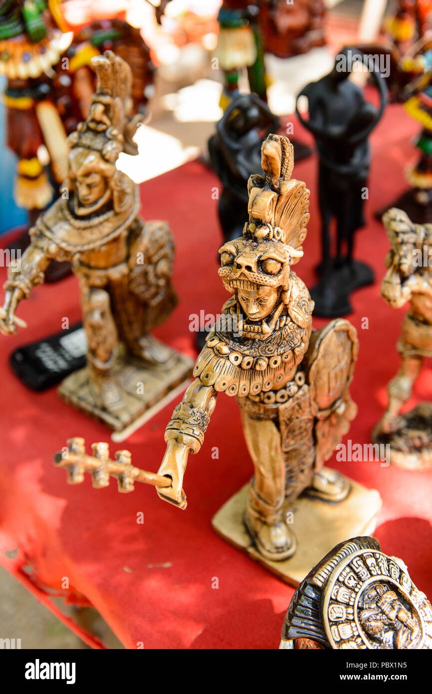 Little Statues, Authentic handcraft souvenirs of maya civilisation ...