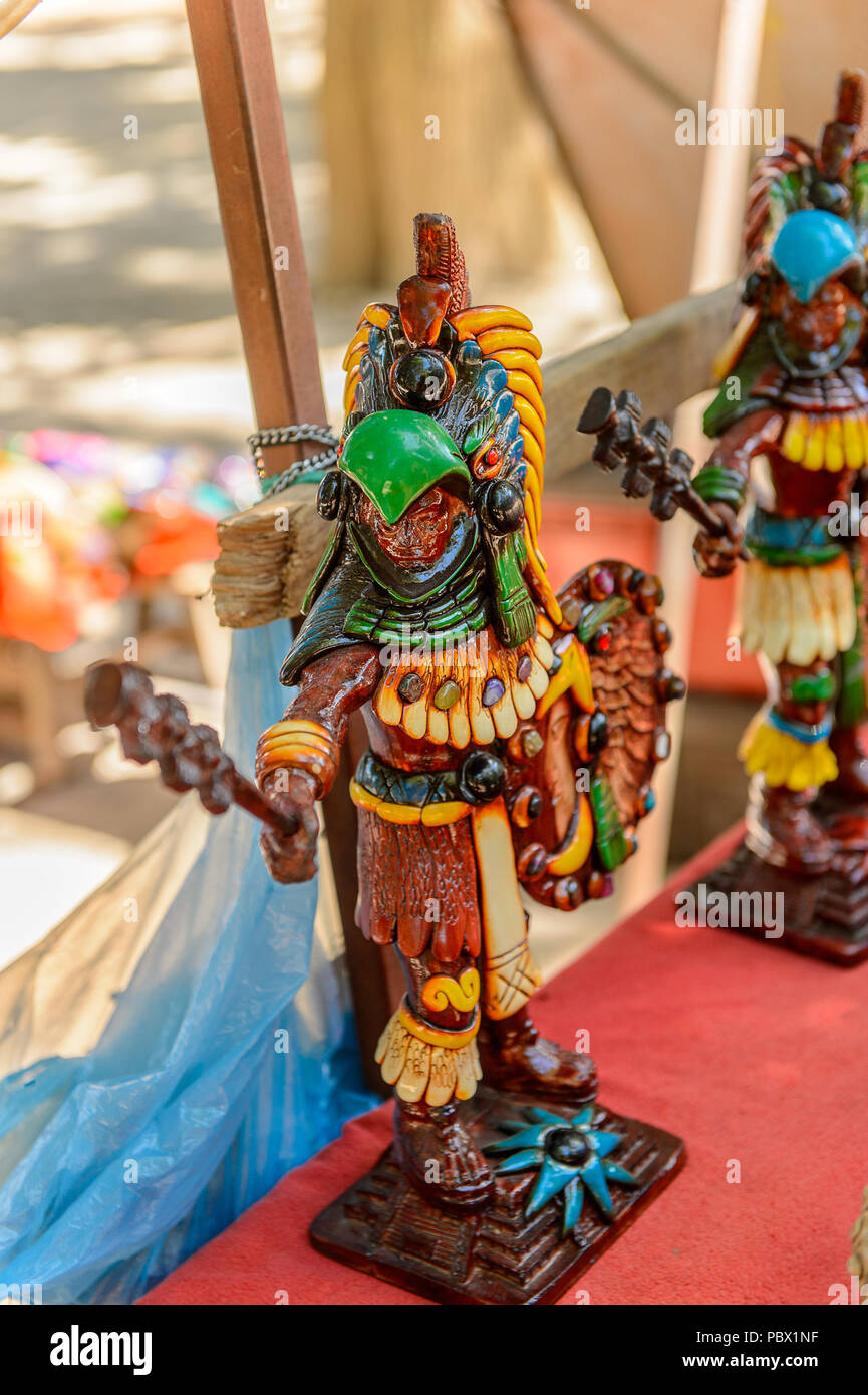 Little Statues, Authentic handcraft souvenirs of maya civilisation ...
