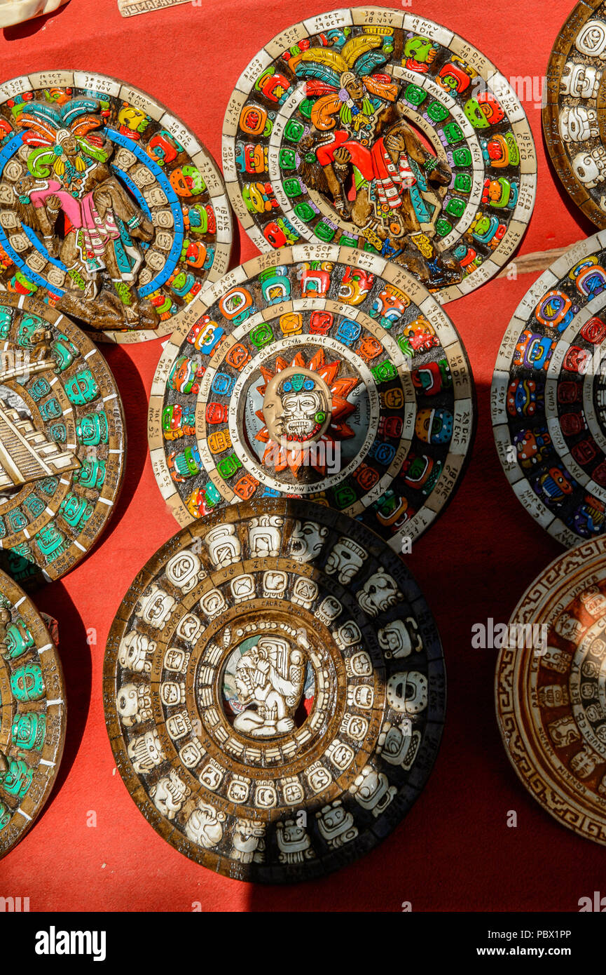 Authentic handcraft souvenirs of maya civilisation Stock Photo - Alamy