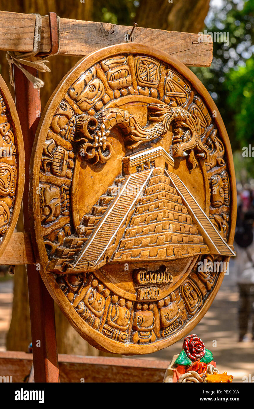 Authentic handcraft souvenirs of maya civilisation Stock Photo - Alamy