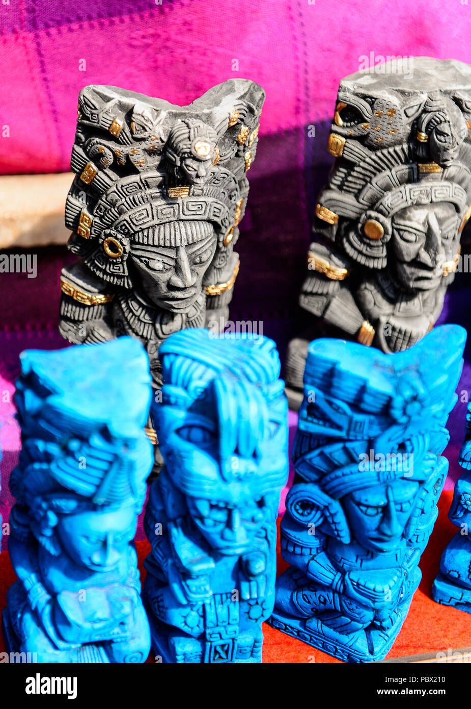 Authentic handcraft souvenirs of maya civilisation Stock Photo - Alamy