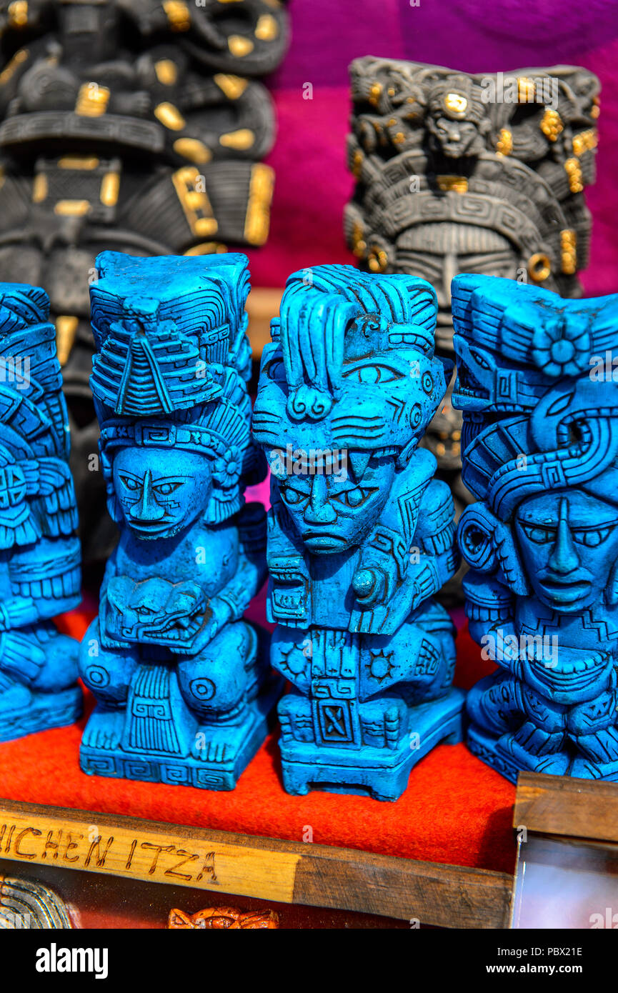 Authentic handcraft souvenirs of maya civilisation Stock Photo - Alamy