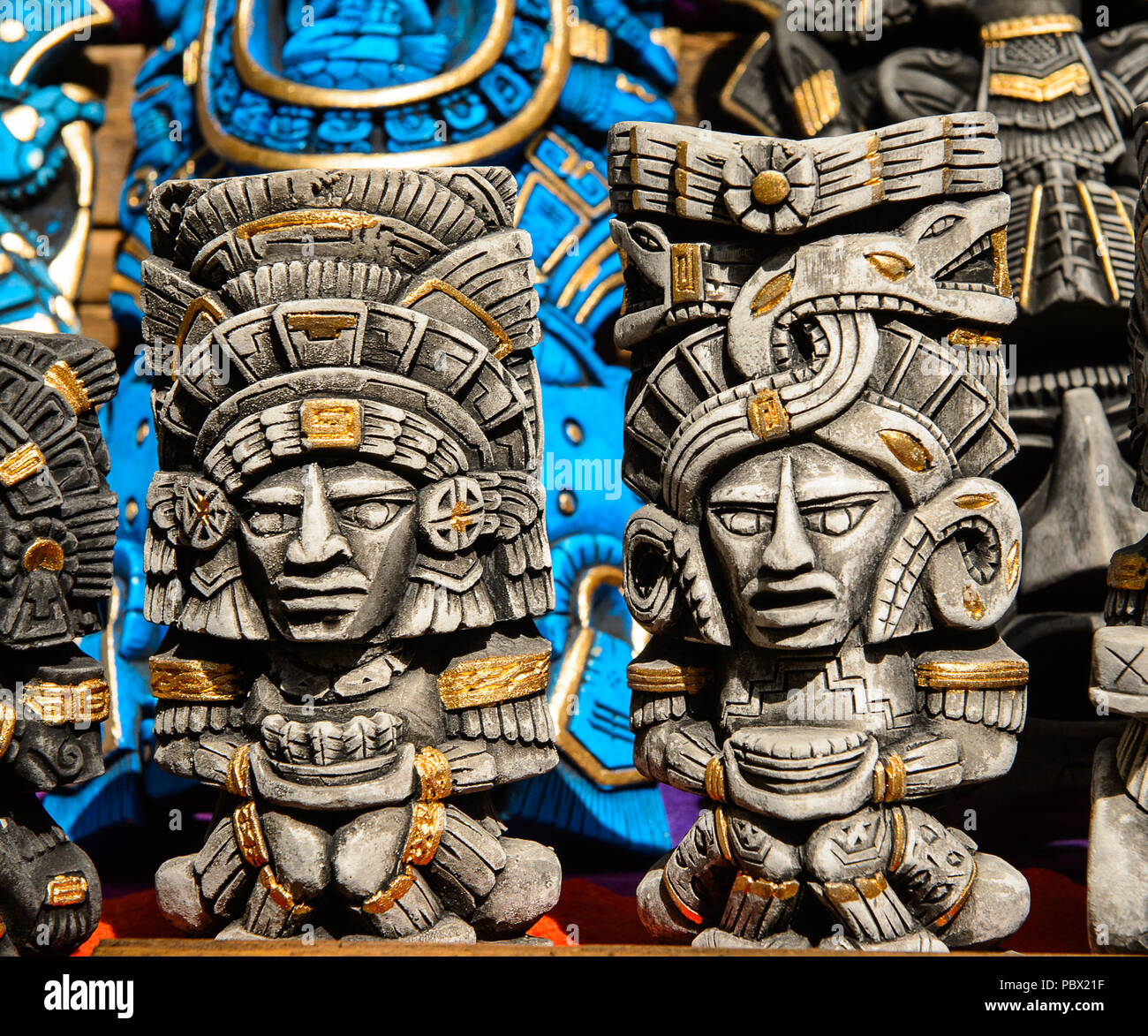 Authentic handcraft souvenirs of maya civilisation Stock Photo - Alamy