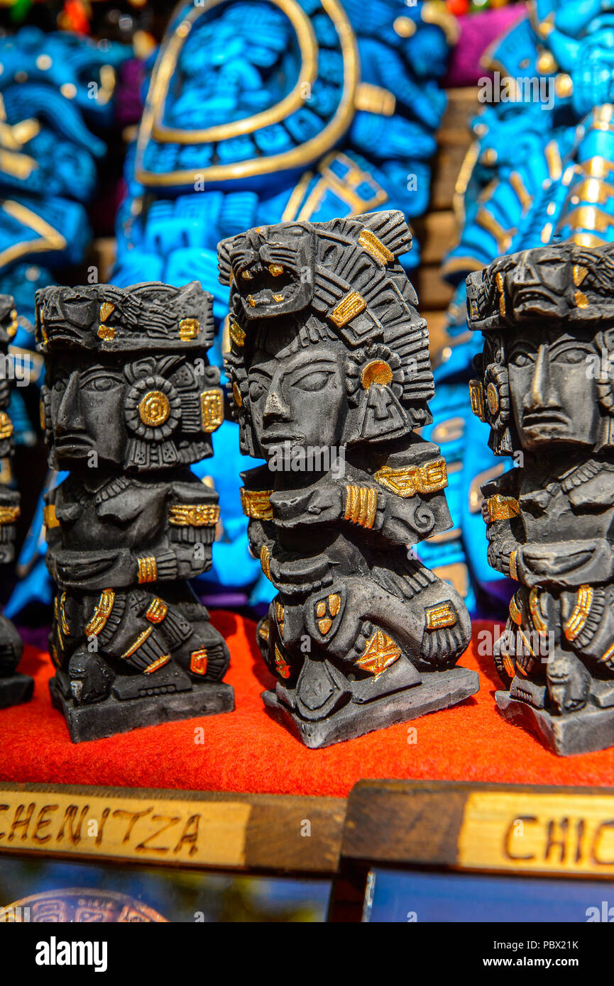 Authentic handcraft souvenirs of maya civilisation Stock Photo - Alamy