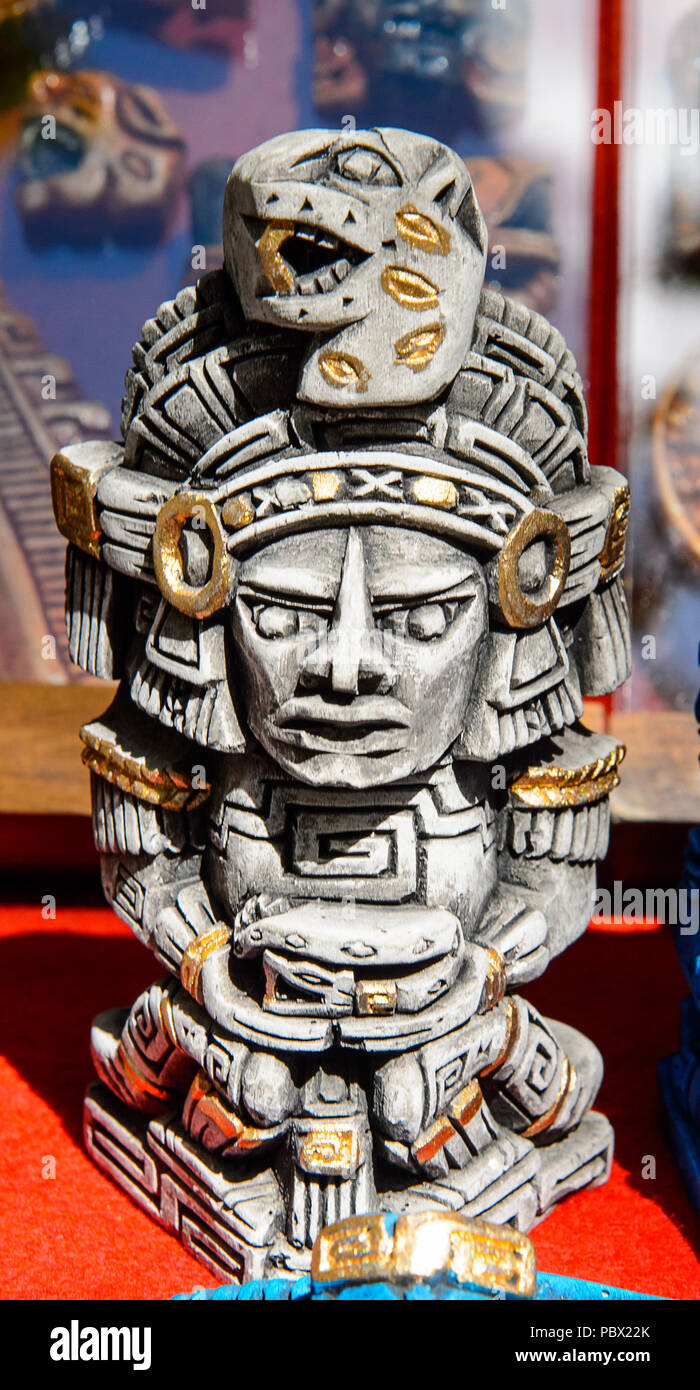 Authentic handcraft souvenirs of maya civilisation Stock Photo - Alamy