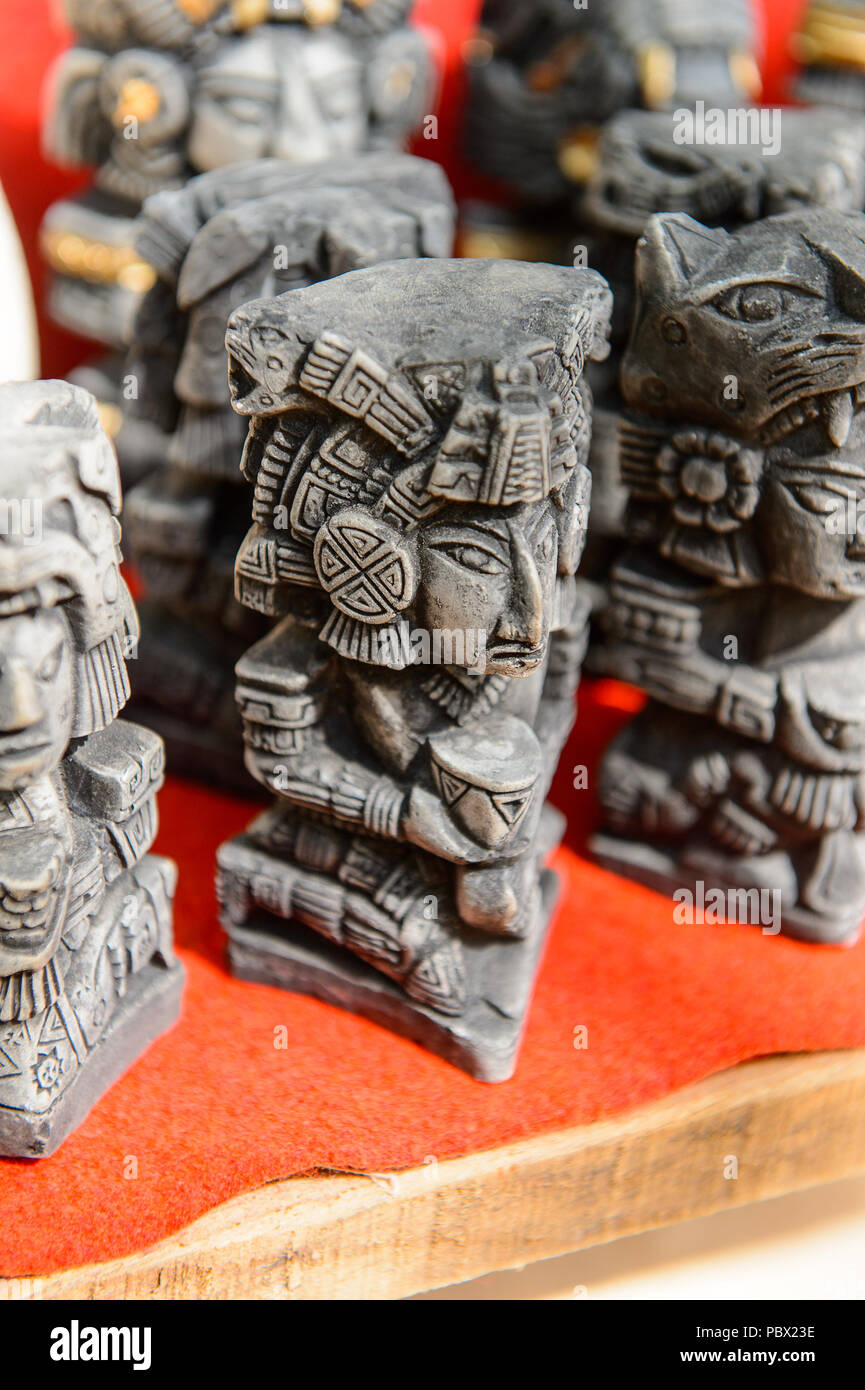 Authentic handcraft souvenirs of maya civilisation Stock Photo - Alamy