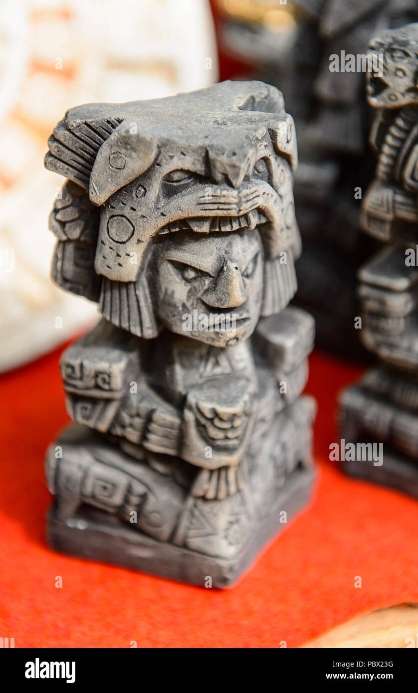 Authentic handcraft souvenirs of maya civilisation Stock Photo - Alamy