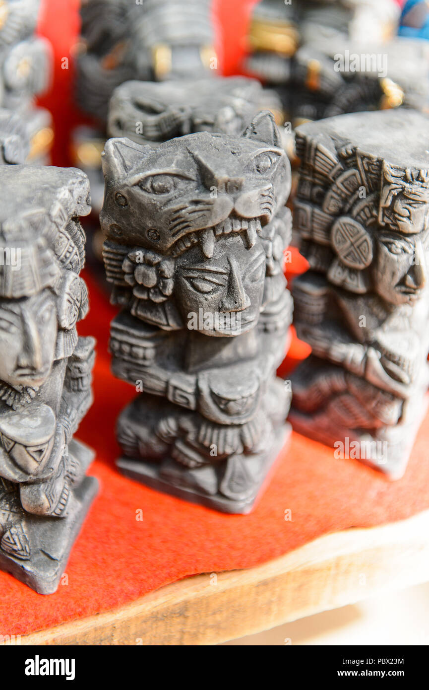 Authentic handcraft souvenirs of maya civilisation Stock Photo - Alamy