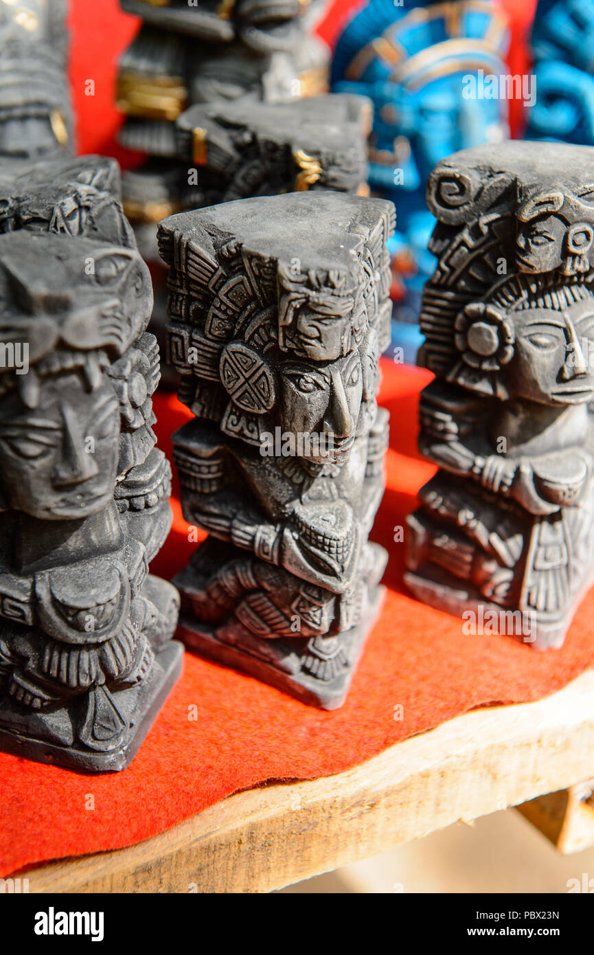 Authentic handcraft souvenirs of maya civilisation Stock Photo - Alamy