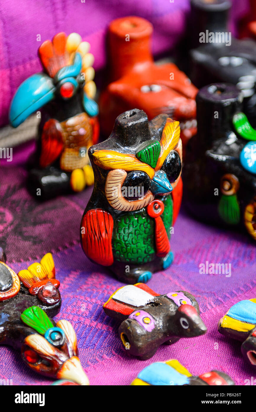 Authentic handcraft souvenirs of maya civilisation Stock Photo - Alamy
