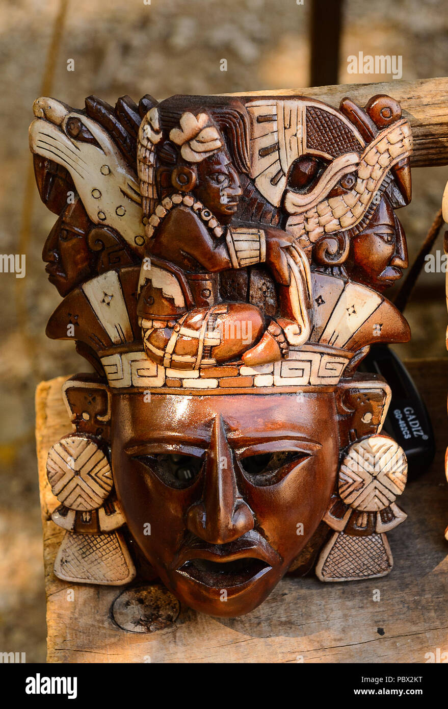 Authentic handcraft souvenirs of maya civilisation Stock Photo - Alamy