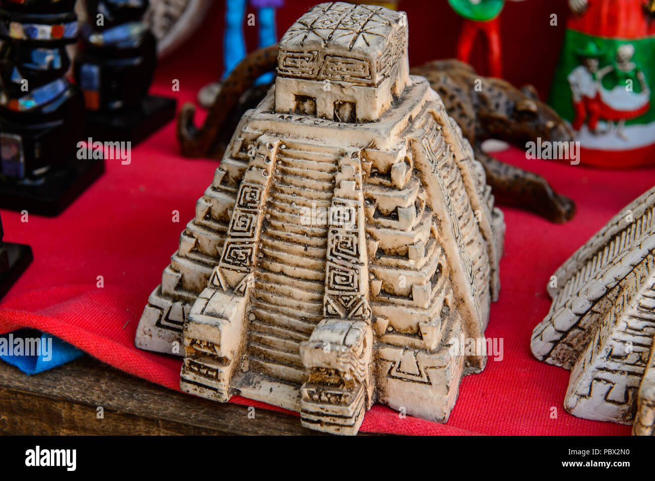 Authentic handcraft souvenirs of maya civilisation Stock Photo - Alamy