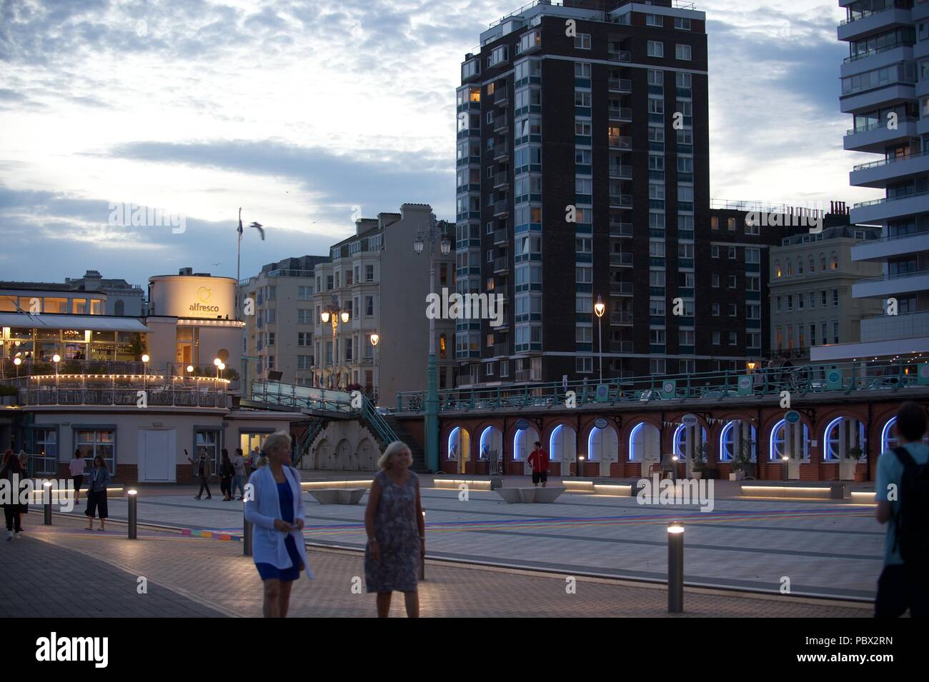 Brighton Seafront summer 2018 Stock Photo - Alamy