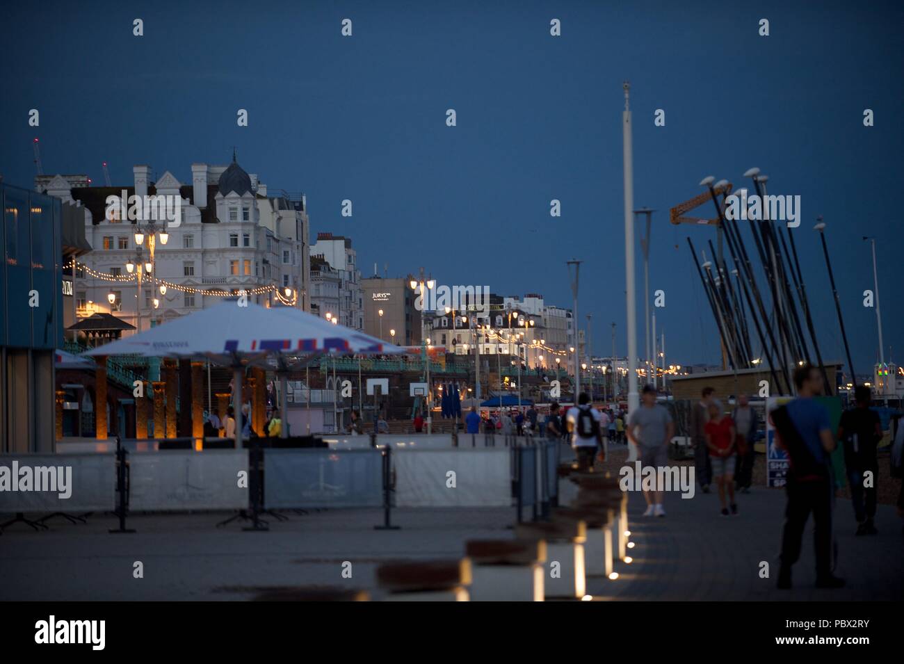 Brighton Seafront summer 2018 Stock Photo - Alamy