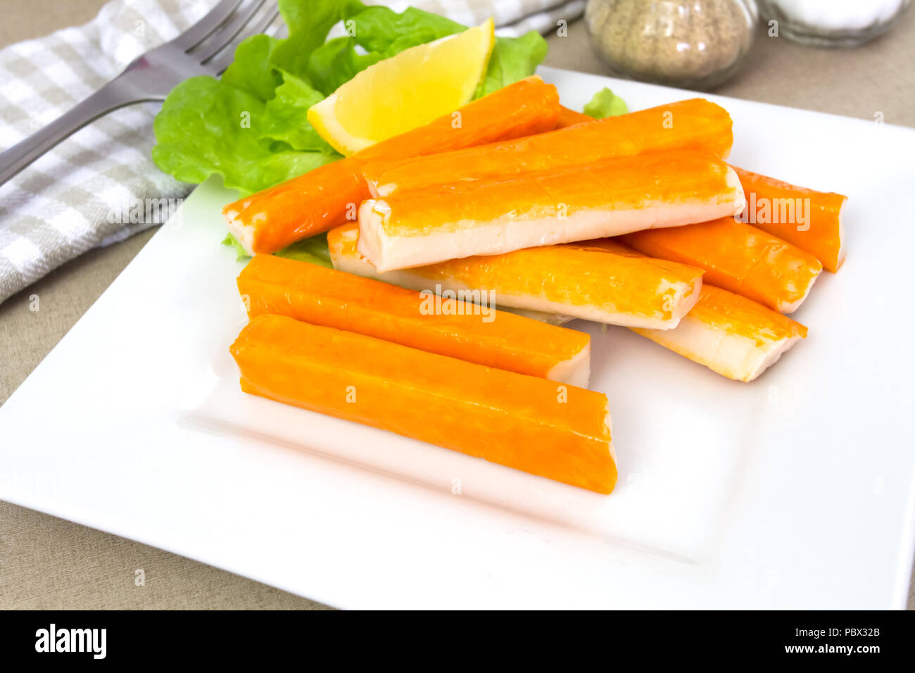 Surimi stick hi-res stock photography and images - Alamy