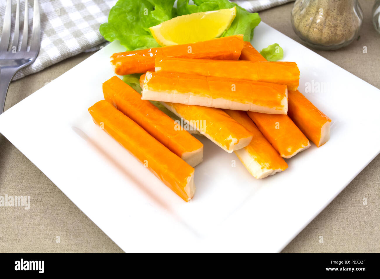 Surimi stick hi-res stock photography and images - Alamy