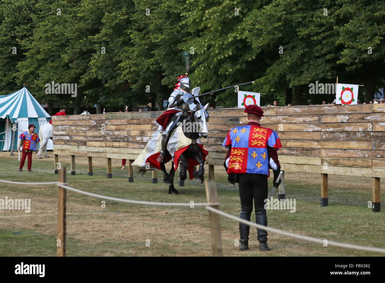 Sir John Wallop, Tudor Joust, Hampton Court Palace, East Molesey ...