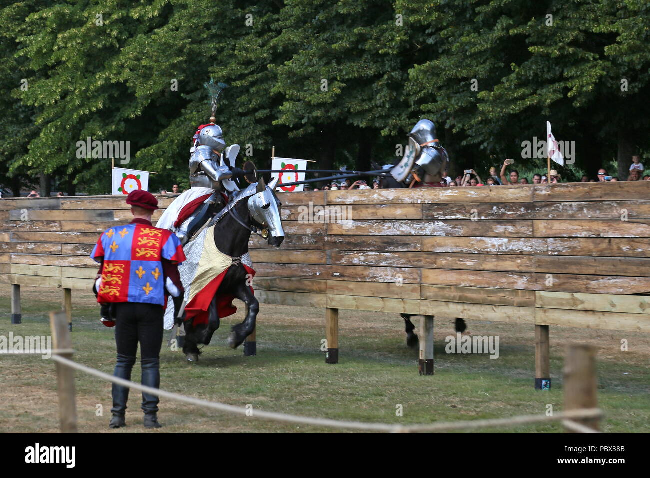 Sir John Wallop, Tudor Joust, Hampton Court Palace, East Molesey ...