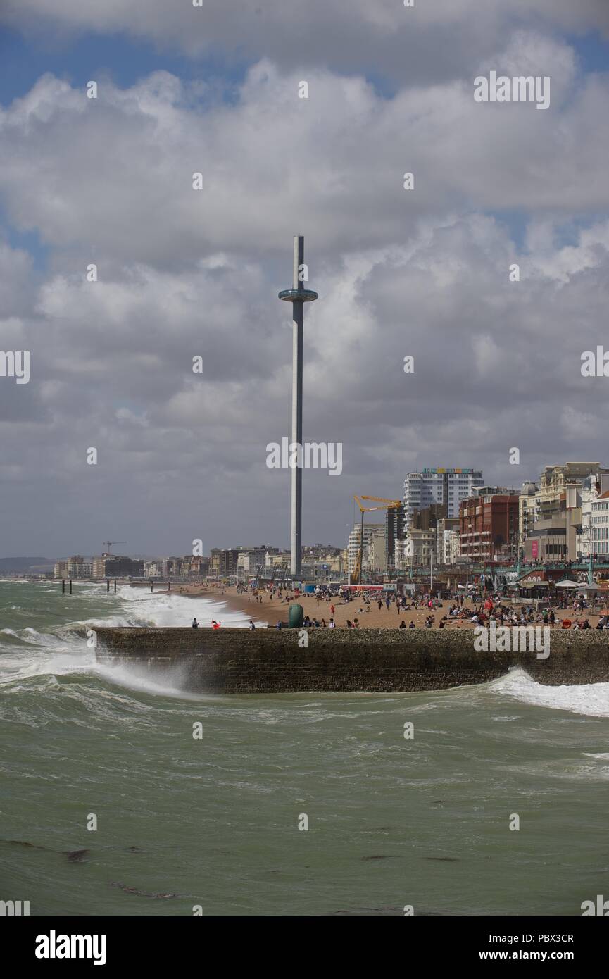 Brighton Seafront summer 2018 Stock Photo - Alamy