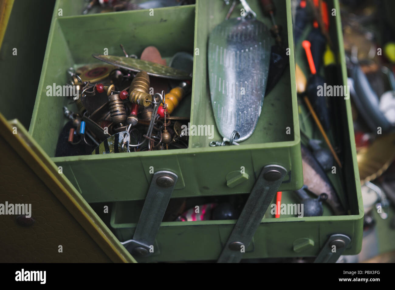 Fishing tackle box hi-res stock photography and images - Alamy