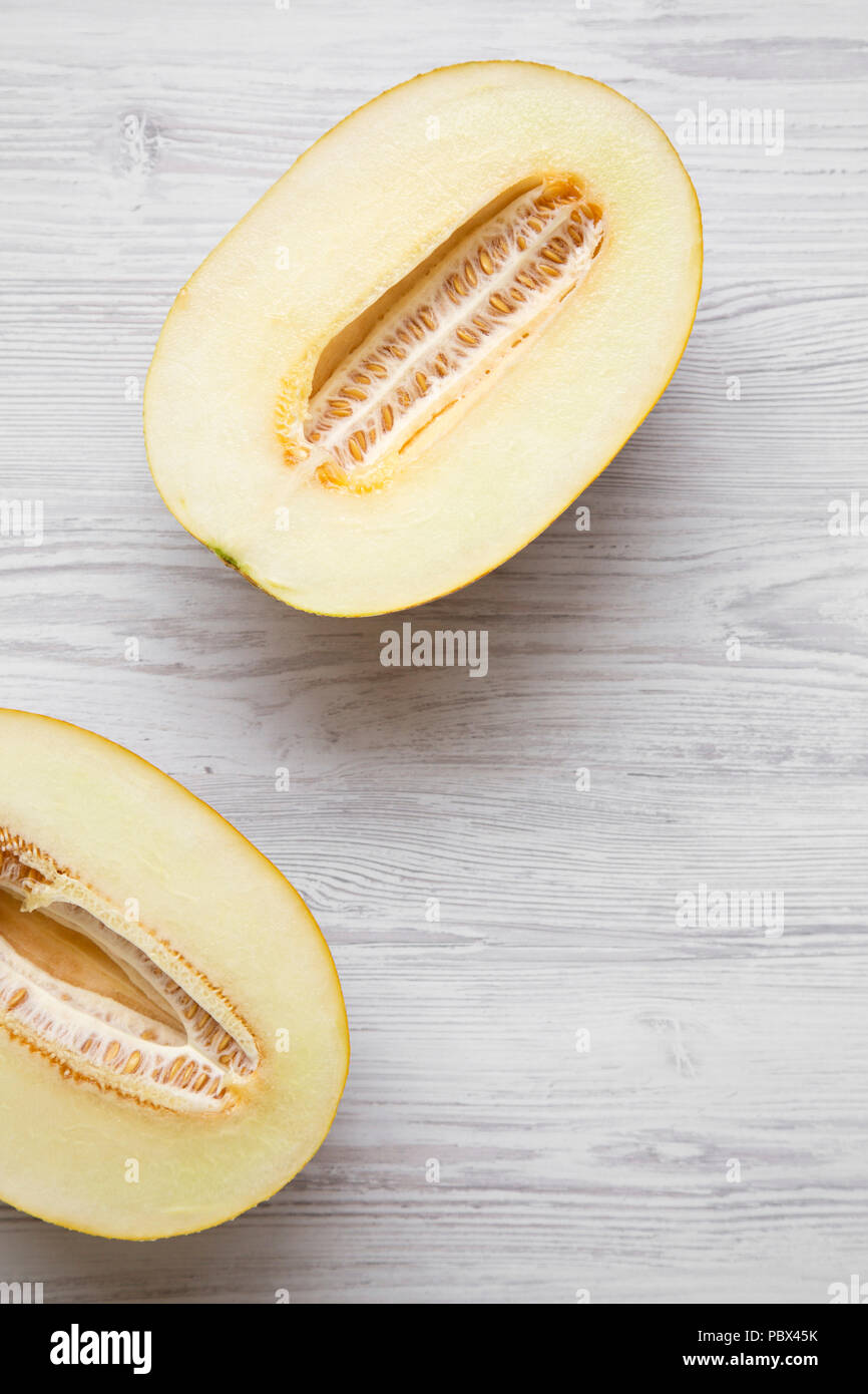 Two halves melon view hi-res stock photography and images - Alamy