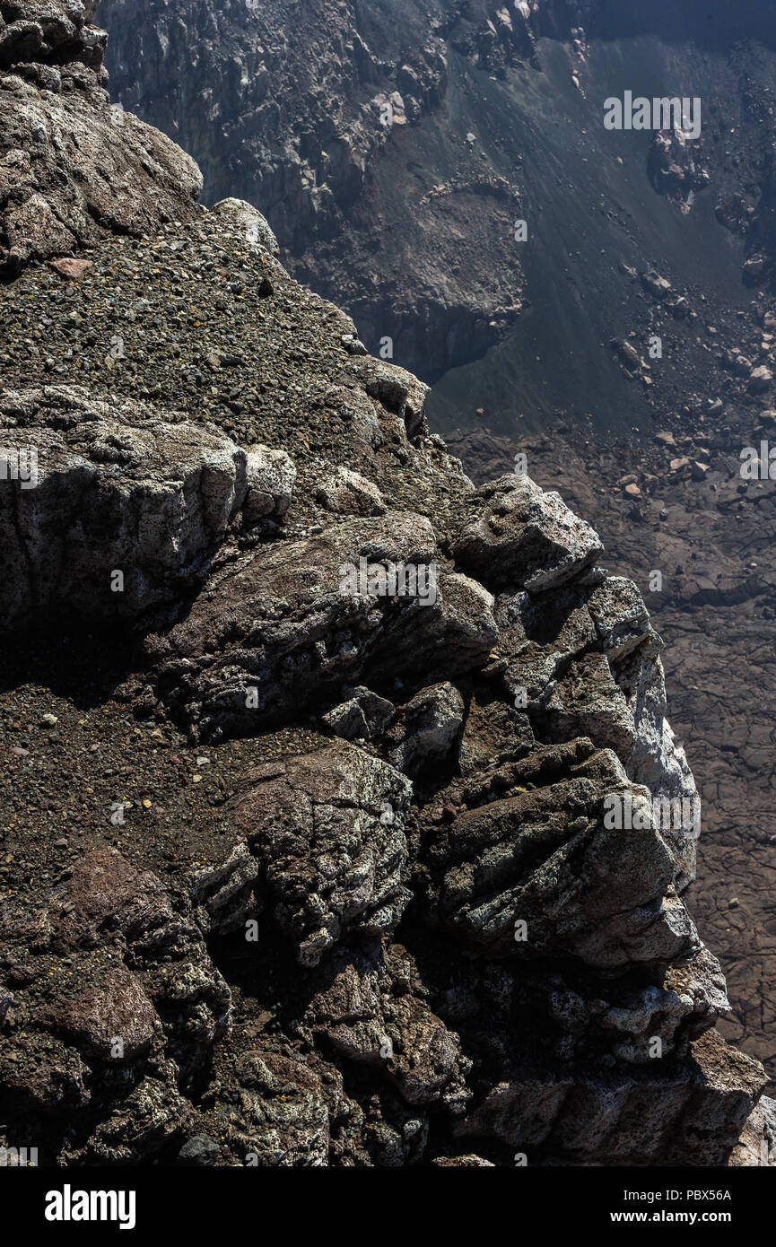 Solid lava formation Stock Photo - Alamy