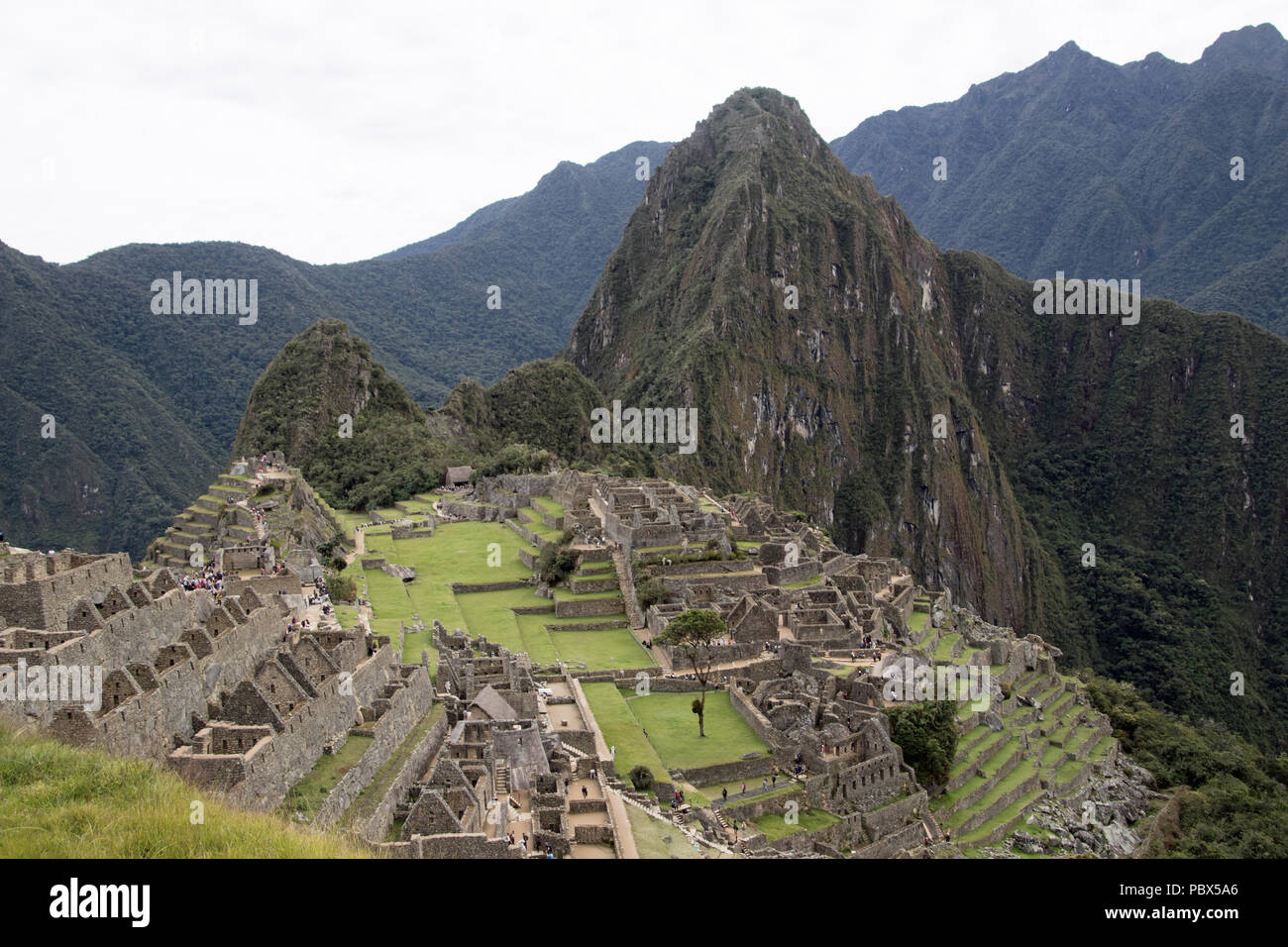 Ancient Inca Ruins at Machu Picchu Stock Photo - Alamy