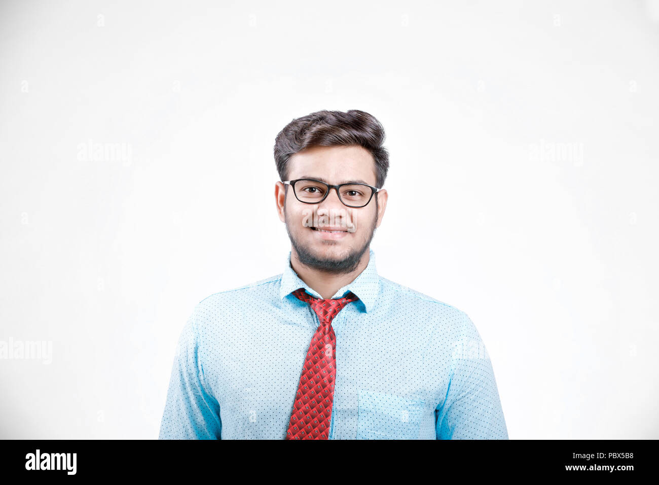 young indian employee Stock Photo - Alamy