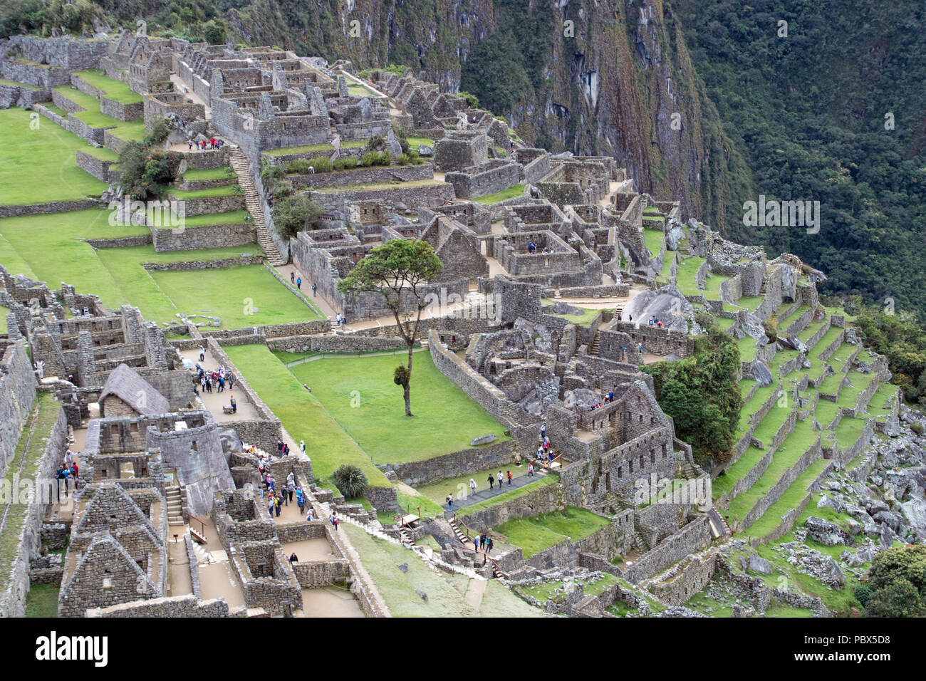 Ancient Inca Ruins at Machu Picchu Stock Photo - Alamy