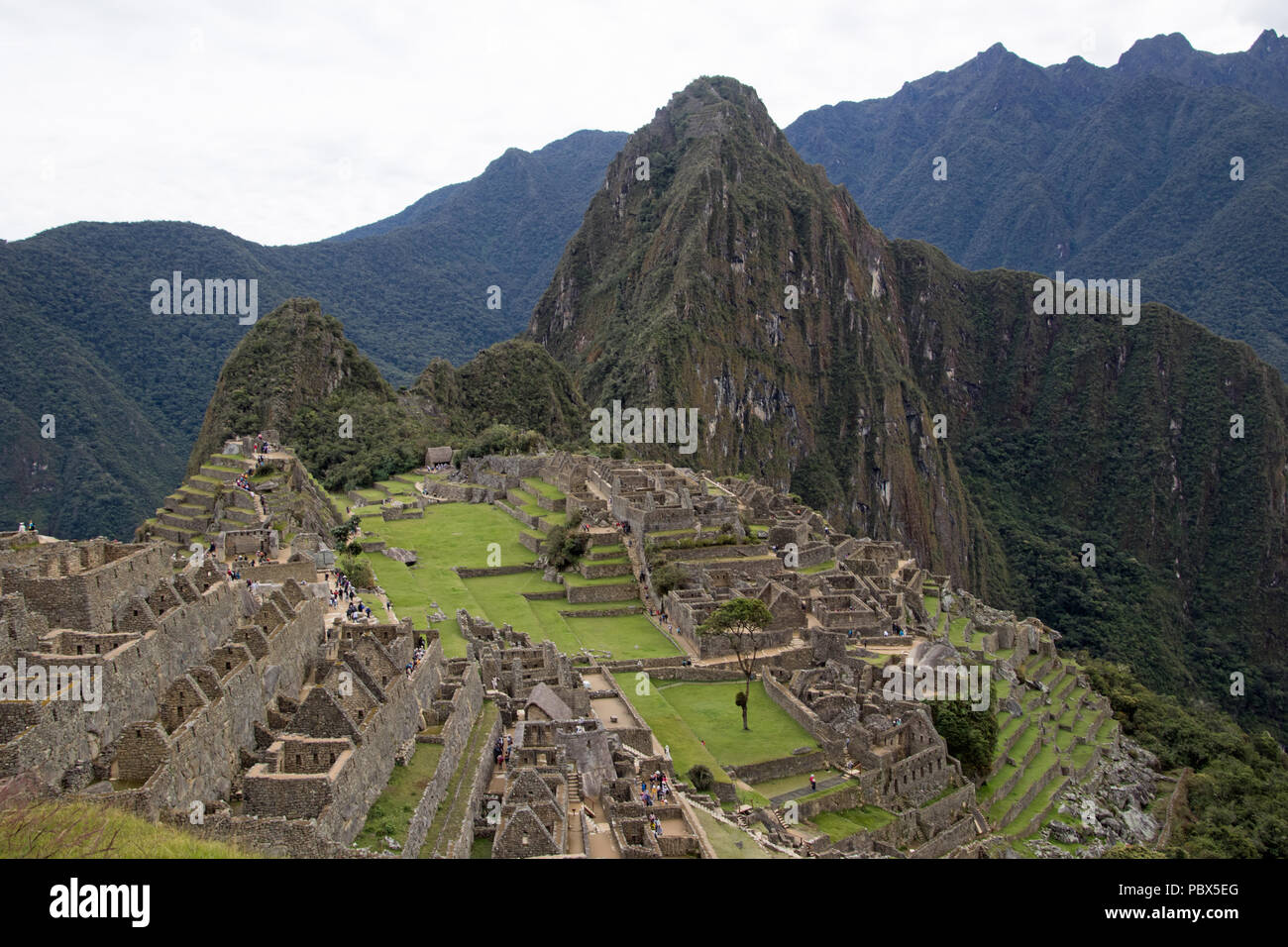 Ancient Inca Ruins at Machu Picchu Stock Photo - Alamy
