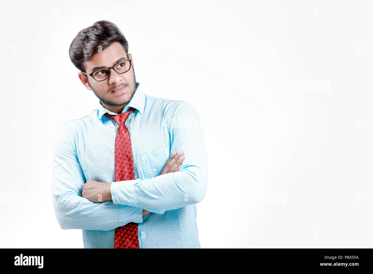 young indian employee Stock Photo - Alamy