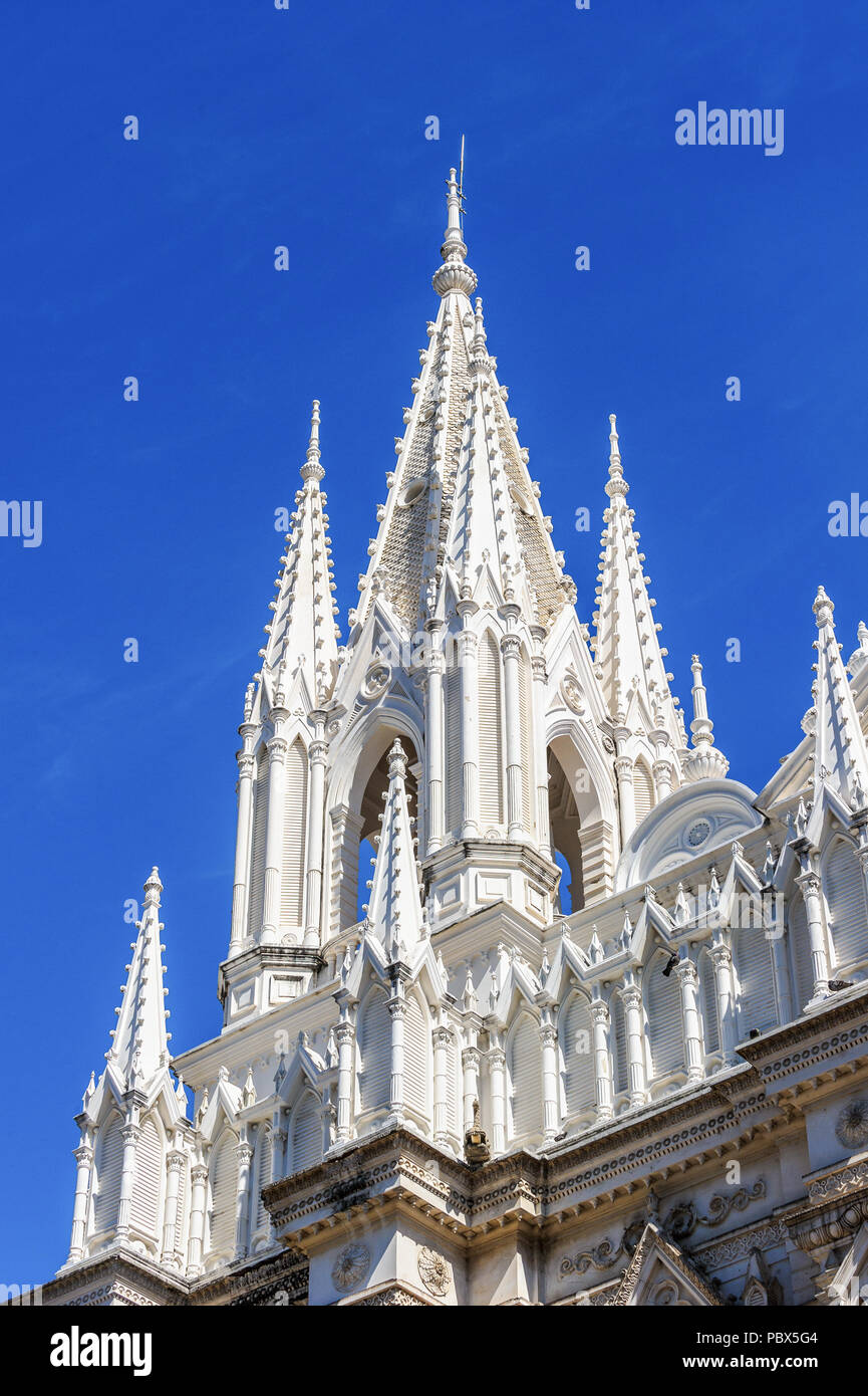 Tower of Santa Ana Cathedral, San Salvador, El Salvador Stock Photo - Alamy