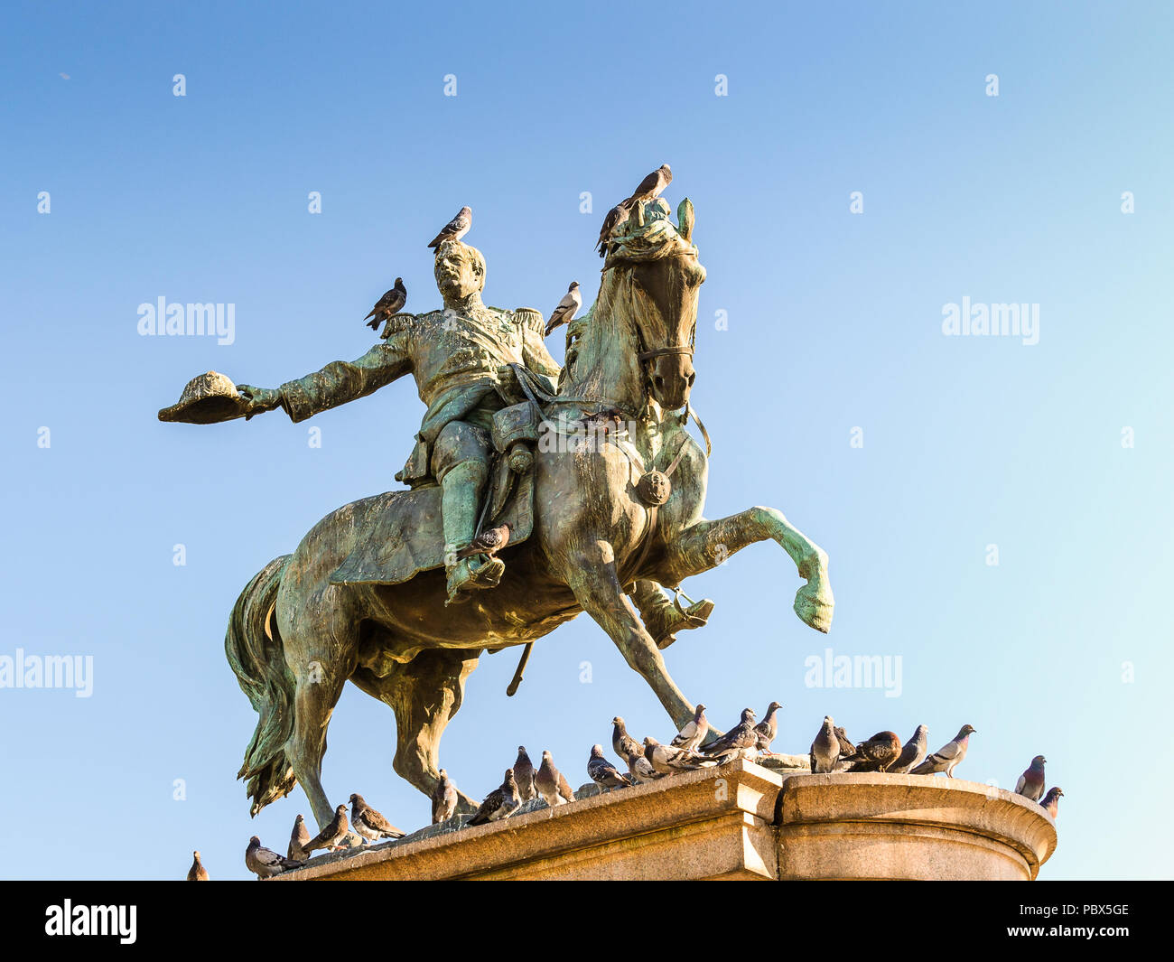 Captain General Gerardo Barrios. Sal Salvador, El Salvador Stock Photo ...