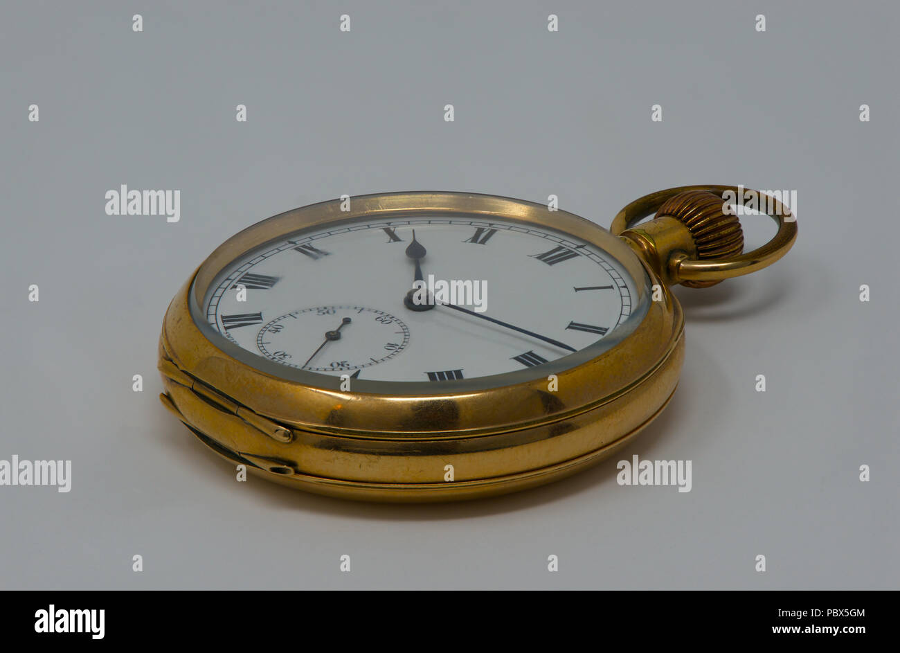 Gold Pocket Watch Stock Photo - Alamy