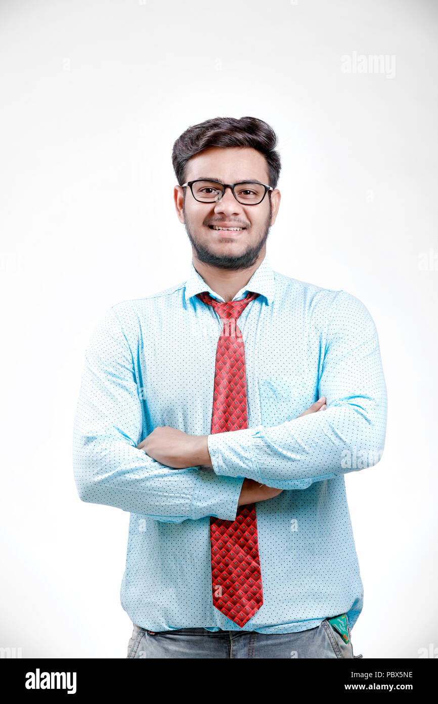 young indian employee Stock Photo - Alamy